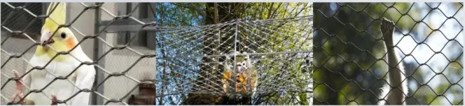 Macaw Aviary Wire Netting SUS304 316 316L Bird Aviary Mesh Panels For Zoo