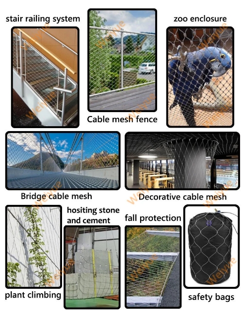 Commercial 304 Stainless Woven Wire Mesh For Architecture Netting