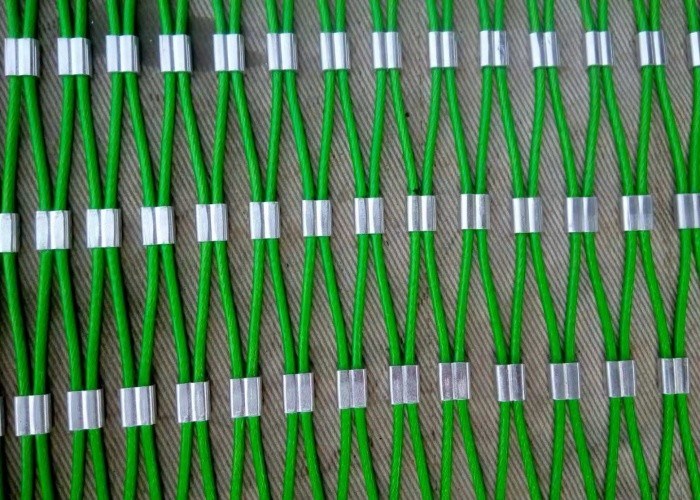 SS316 Diamond Flexible Inox Wire Rope Mesh Zoo Aviary Fence Anti Corrosion