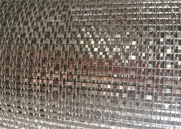 Stainless Steel Architectural Wire Mesh Three Flat Metal Wire Mesh ...