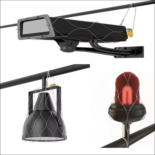 Secondary Retention Stainless Steel Drop Prevention Cable Safe Net ...
