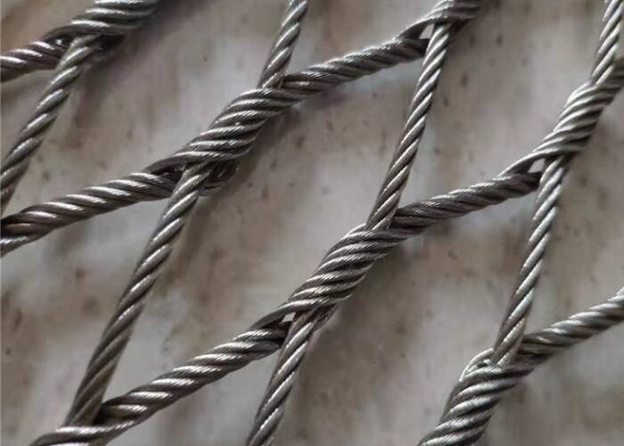Safety SUS304 Stainless Steel Wire Rope Mesh For Protection Animal