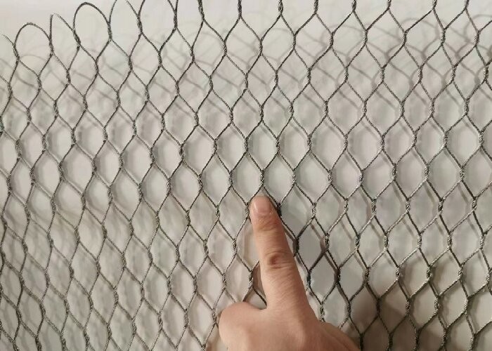 Ferrule SS Zoo Aviary Wire Netting 1.5mm Wire Diameter Polished Surface