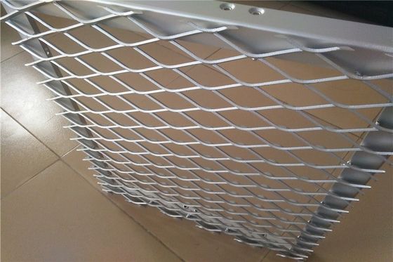 3D Expanded Metal Mesh Decorative Ceiling Panels For Modern Houses Interior