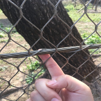 Stainless Steel Knotted Outdoor Aviary Netting Poultry Netting Zoo ...